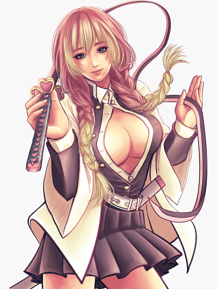 Sexy Mitsu Ri Love Hashira Sticker For Sale By Chadmcneal Redbubble