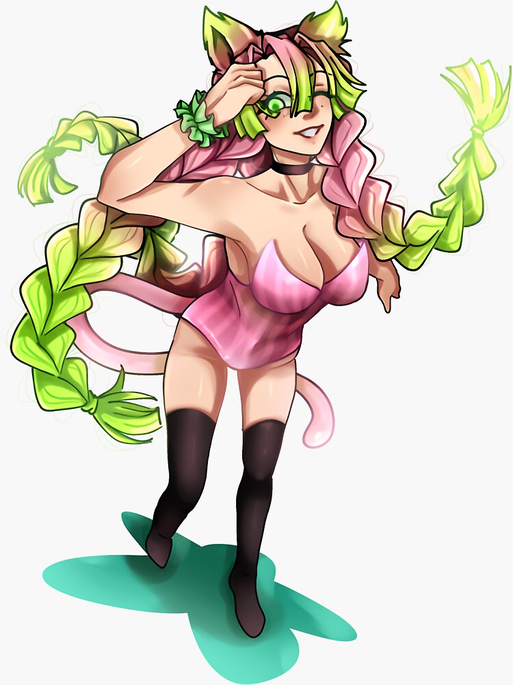 Sexy Mitsu Ri Love Hashira Sticker For Sale By Chadmcneal Redbubble