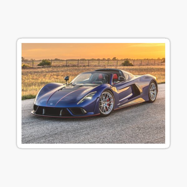 "Hennessey Venom F5 Roadster 2023" Sticker for Sale by WallCarsHome ...