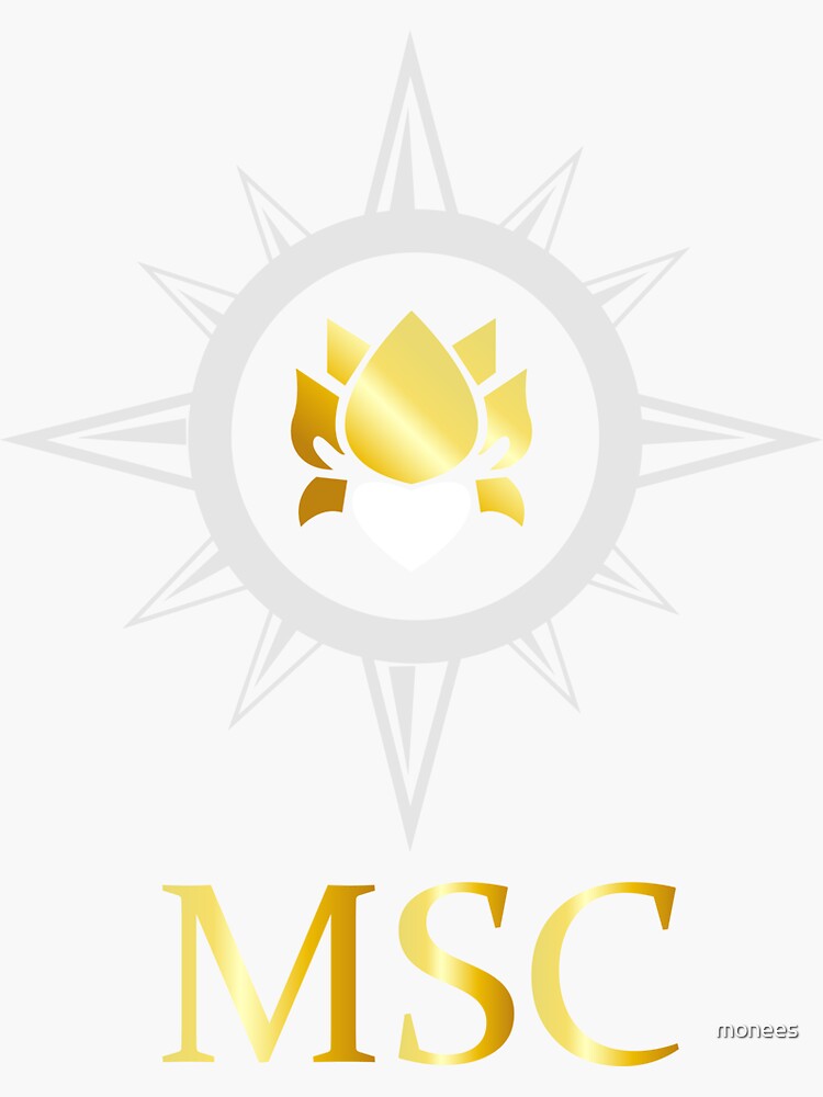 "msc yacht club" Sticker for Sale by monees | Redbubble