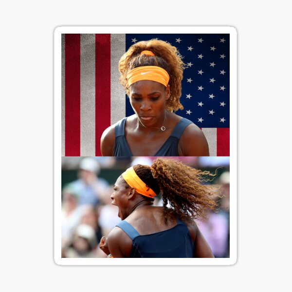 "Serena Williams Tennis star " Sticker by Srdjanfox | Redbubble