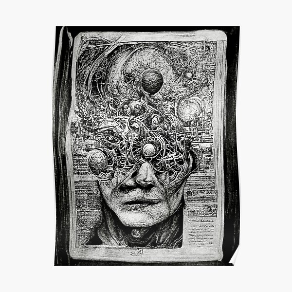 "Deteriorating mind 10" Poster for Sale by CEVmemories | Redbubble