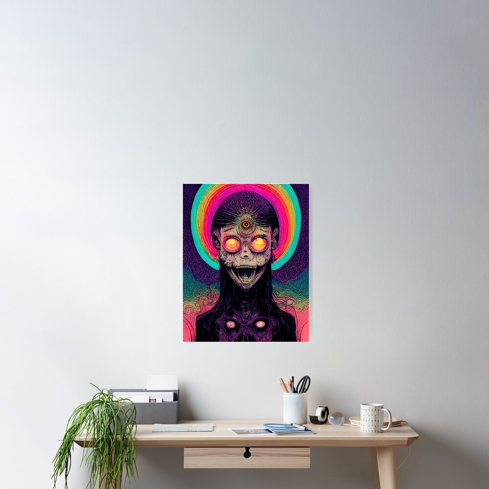 "Hallucinating Mind 1" Poster for Sale by CEVmemories | Redbubble