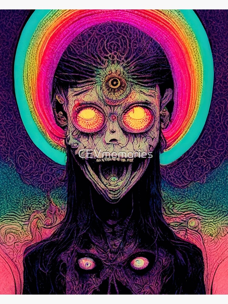 "Hallucinating Mind 1" Poster for Sale by CEVmemories | Redbubble