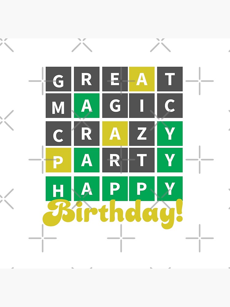 "Wordle Inspired Happy Birthday Card , Happy Friendship Day Emoji,Happy ...
