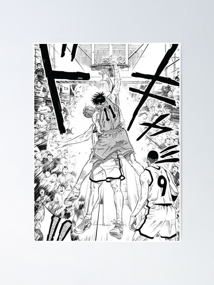 "Rukawa Dunk" Poster for Sale by animervd1 | Redbubble