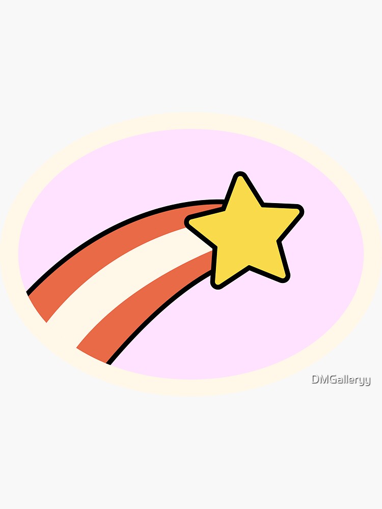 "Shooting Star" Sticker for Sale by DMGalleryy | Redbubble