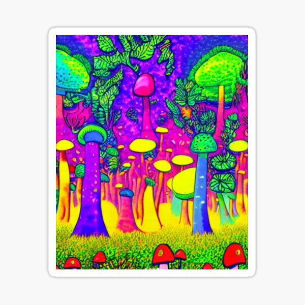 "Ai painting Mushrooms spores fungus fungal micro biology shrooms ...
