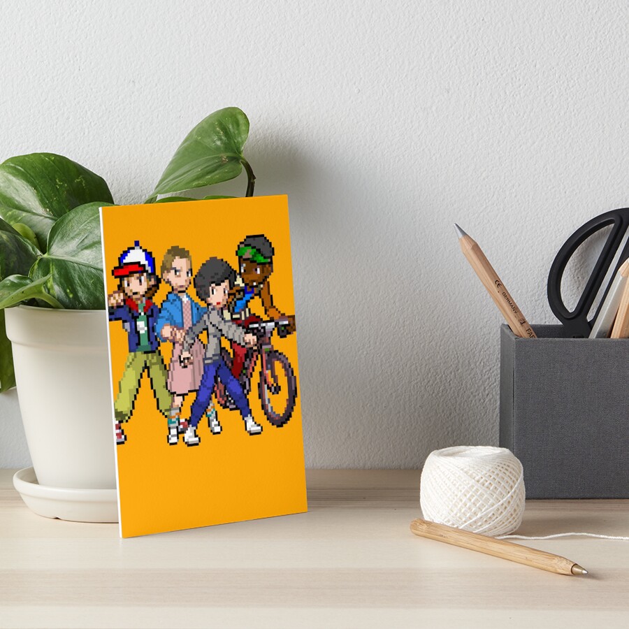 "8-Bit Stranger Things" Art Board Print for Sale by ceejsterrr | Redbubble