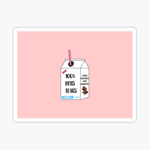 "Boys tears" Sticker for Sale by Milatoo | Redbubble