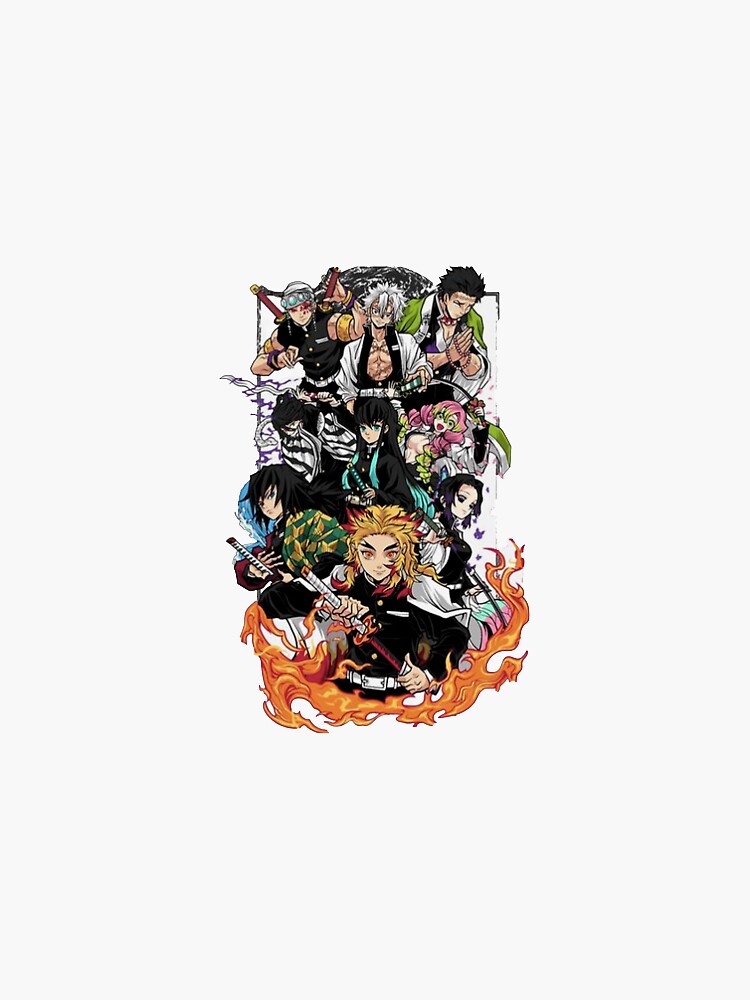 "HACHIRA STICKERS / DEMON SLAYER STICKERS/KIMETSO NO YAIBA STICKERS ...