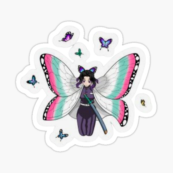 "SHINOBU KOCHOU STICKERS / DEMON SLAYER STICKERS/KIMETSO NO YAIBA ...