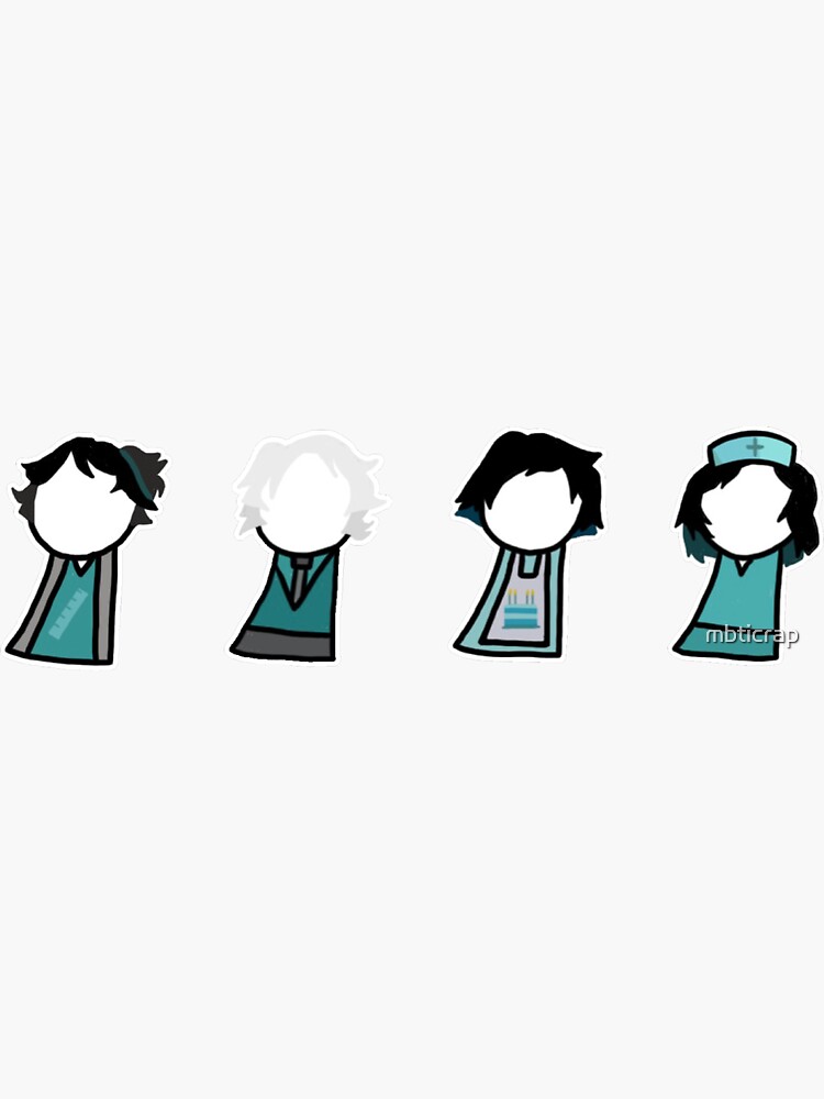 "Sentinels (XSXJ)" Sticker for Sale by mbticrap | Redbubble