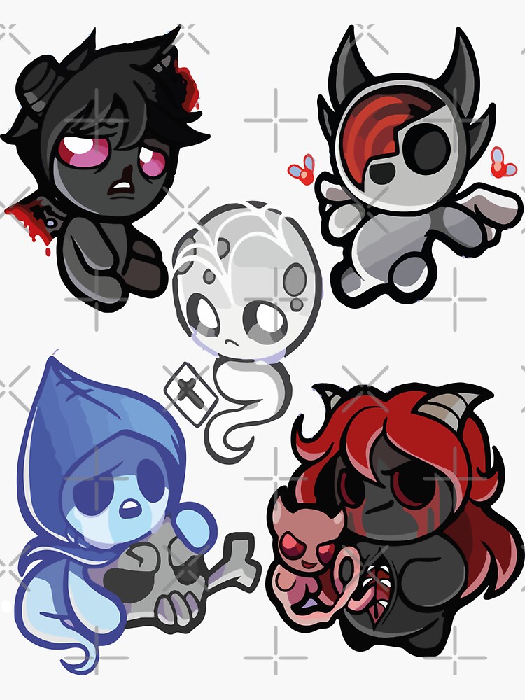 "The Binding Of Isaac" Sticker for Sale by Nord-Youth | Redbubble