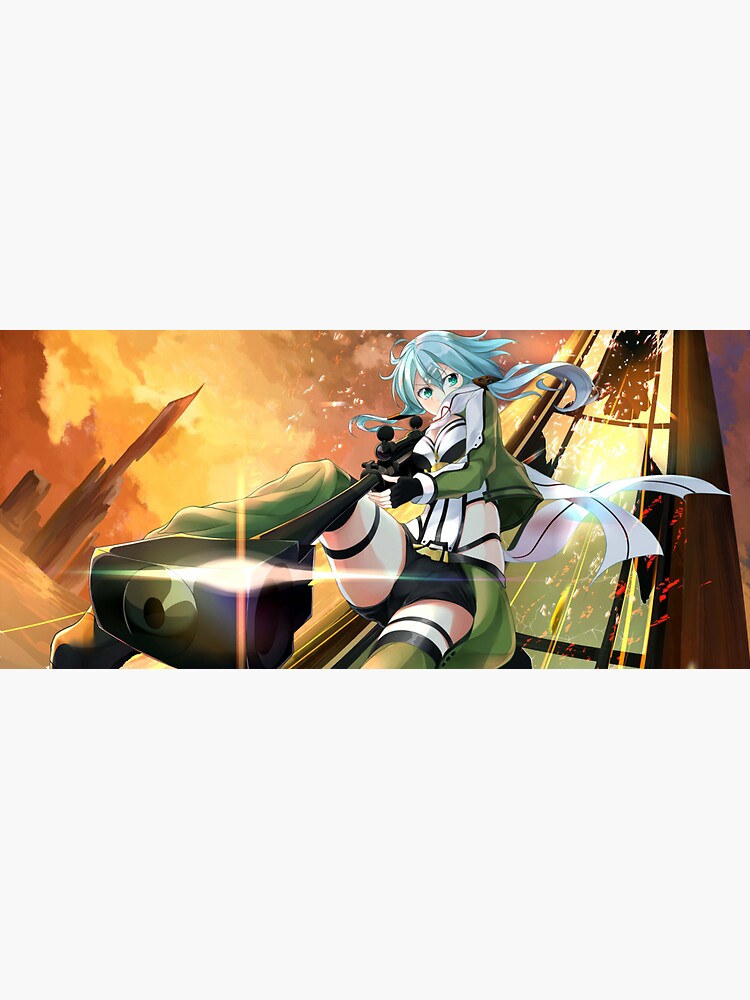 "Sinon Rifle" Sticker for Sale by JaviPlaRo | Redbubble