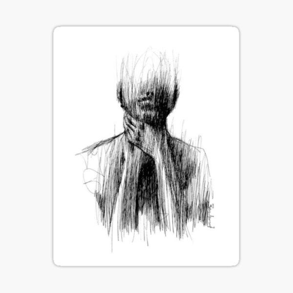 "Slowly Disappearing" Sticker for Sale by Bermudis | Redbubble