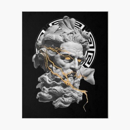 "Zeus Stylish God Greek Mythology Ancient Greek Gods Roman Culture" Art ...