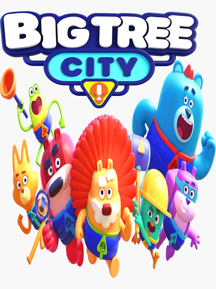 "Big Tree City Gift For Fans big tree city cartoons" Sticker for Sale ...
