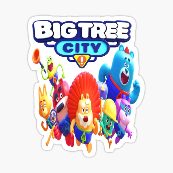 "Big Tree City Gift For Fans big tree city cartoons" Sticker for Sale ...