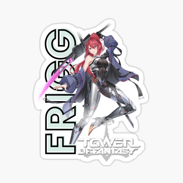 "Frigg - Tower of fantasy Game Character Frigg Artwork Black Background ...