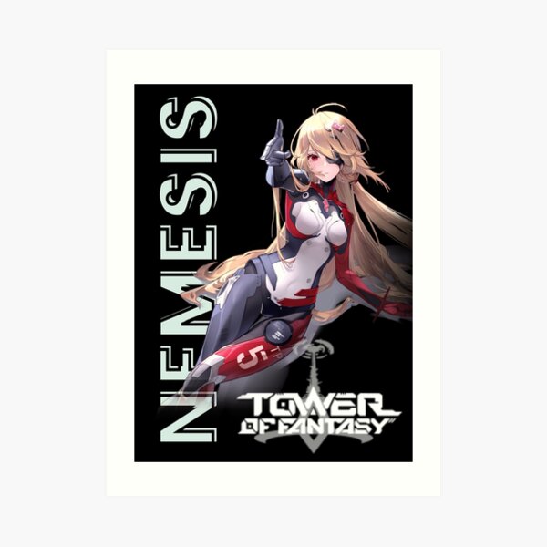 "Nemesis - Tower of fantasy Game Character Nemesis Artwork 1 Black ...