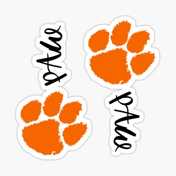 "Tiger paw orange braver" Sticker for Sale by AlDam09 | Redbubble