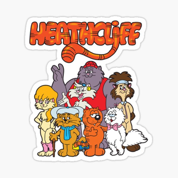 "Heathcliff T-Shirt" Sticker for Sale by AneReyes | Redbubble