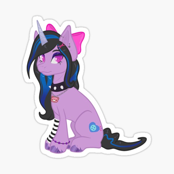 "Goth Izzy" Sticker for Sale by AlanisArt | Redbubble