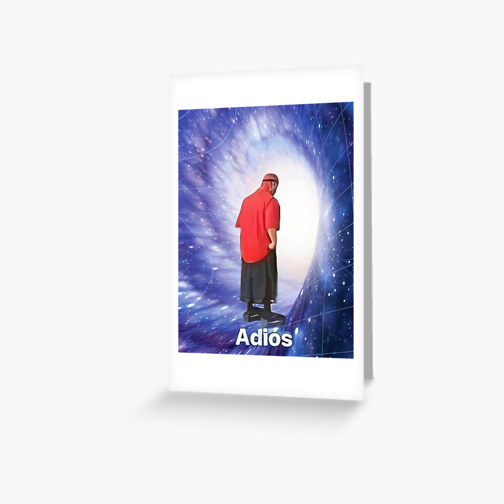 "HQ Adios Wormhole Meme" Greeting Card for Sale by fomodesigns | Redbubble