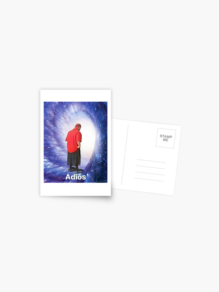 "HQ Adios Wormhole Meme" Postcard for Sale by fomodesigns | Redbubble