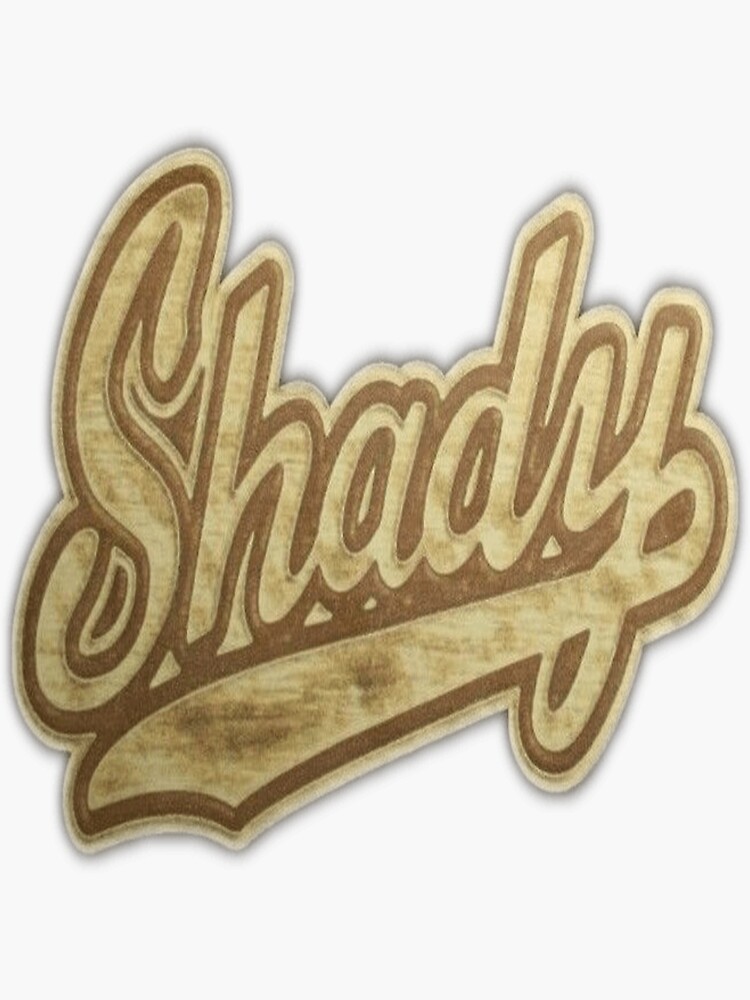 "Eminem Slim Shady Hip Hop" Sticker for Sale by Shadyzshop | Redbubble