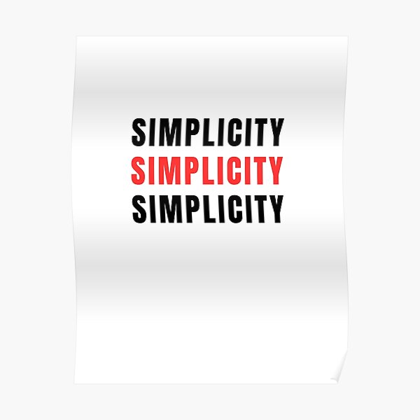 "White Background Simplicity" Poster for Sale by DesignColour | Redbubble