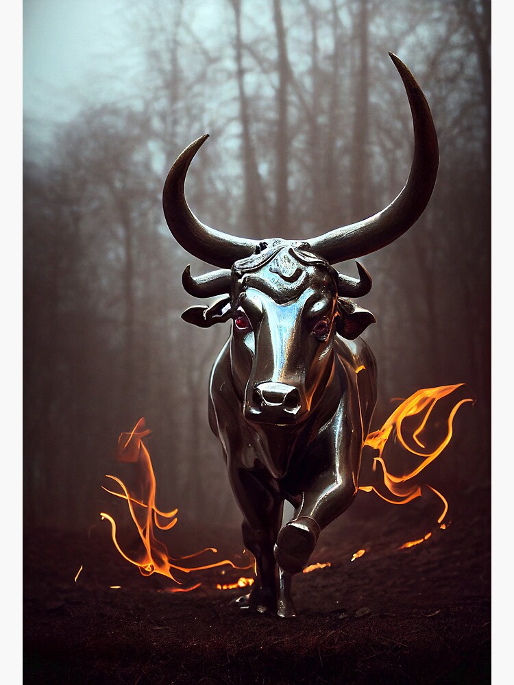 "Colchis Bulls aus Bronze und Rubinaugen" Fotodruck von apprenticebk ...