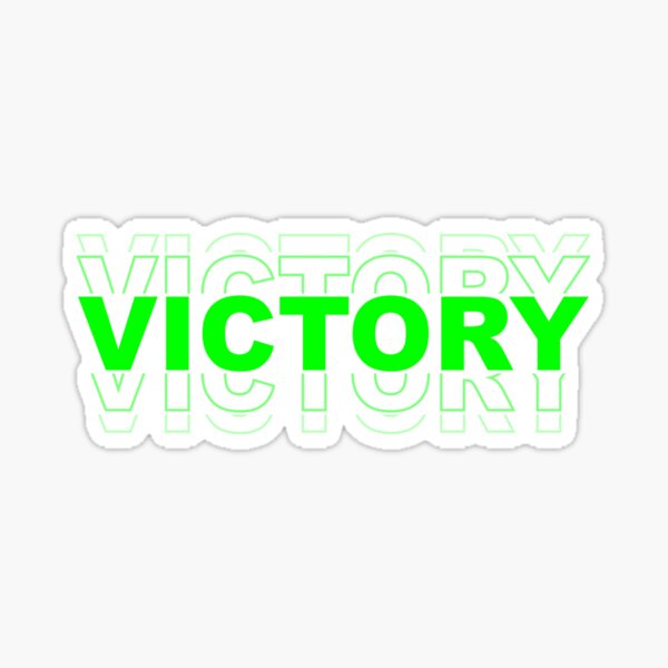 "Victory Fading Font" Sticker for Sale by GraffitiJoe | Redbubble