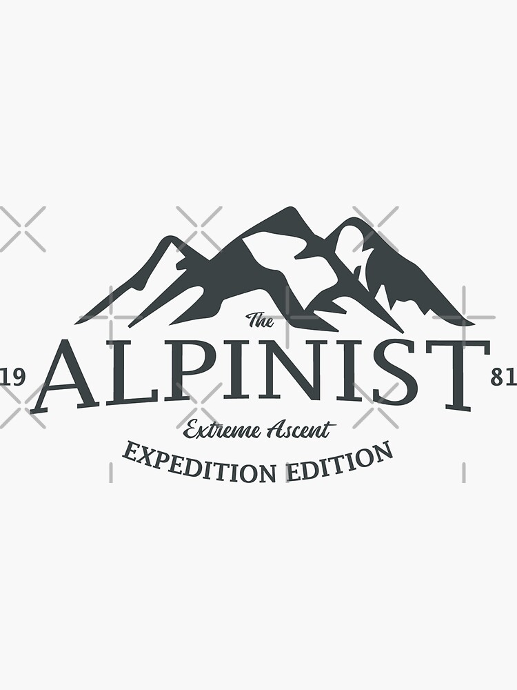"The Alpinist - Expedition Edition" Sticker for Sale by robnoble ...