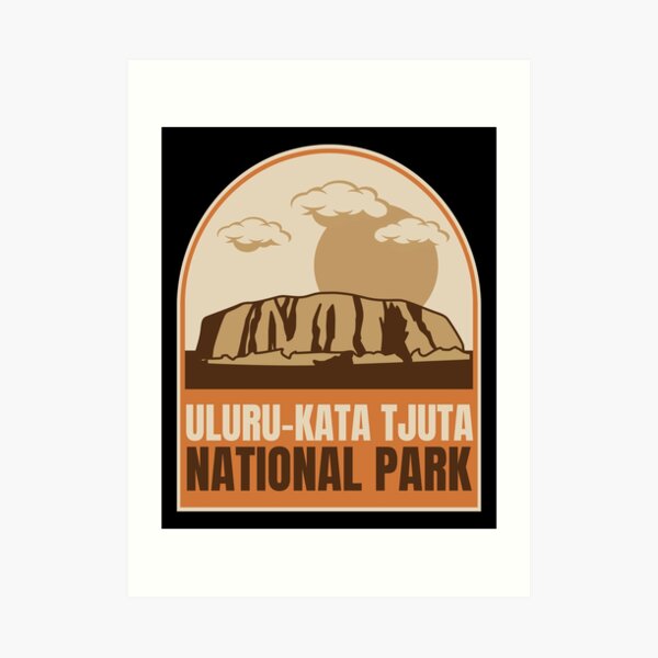 "Uluru-Kata Tjuta National Park" Art Print for Sale by retrotravelart ...