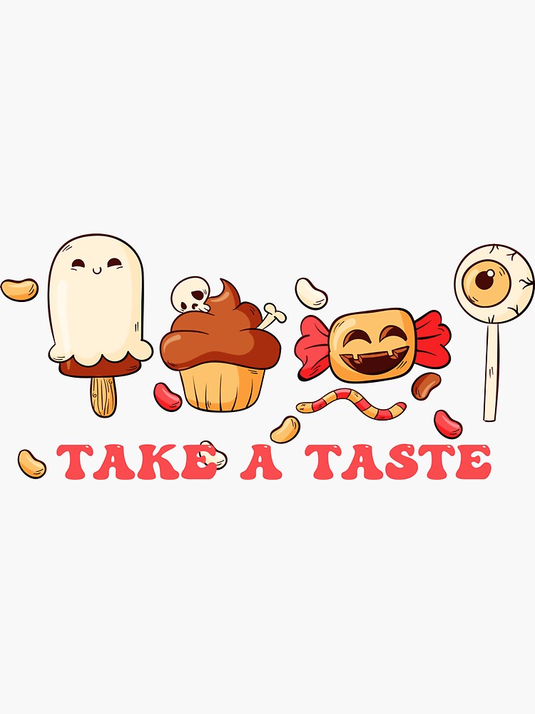"take a taste " Sticker for Sale by Dressing-tops | Redbubble