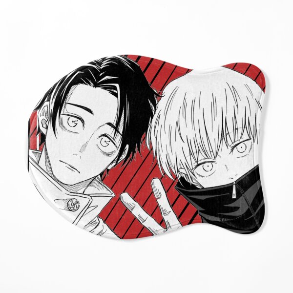 "kawaii Yuta Okkotsu and Toge Inumaki peace sign - jjk cool black and ...