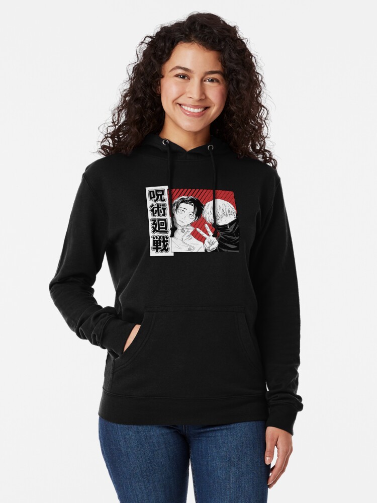 "kawaii Yuta Okkotsu and Toge Inumaki peace sign - jjk cool black and ...