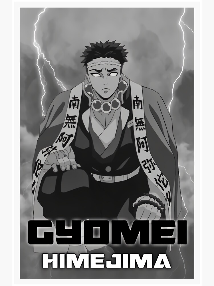 "Demon Killer Gy0mei Stone Hashira" Sticker for Sale by EricEstill ...