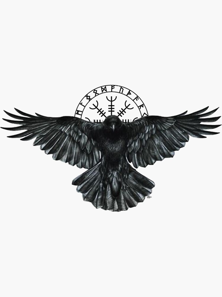 Pegatina «los cuervos negros, banda de cuervos negros, el logotipo de ...