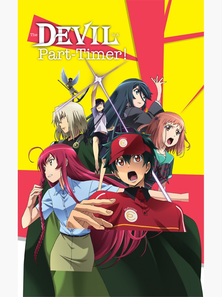 " The Devil Is a Part-Timer" Sticker for Sale by anime-022 | Redbubble