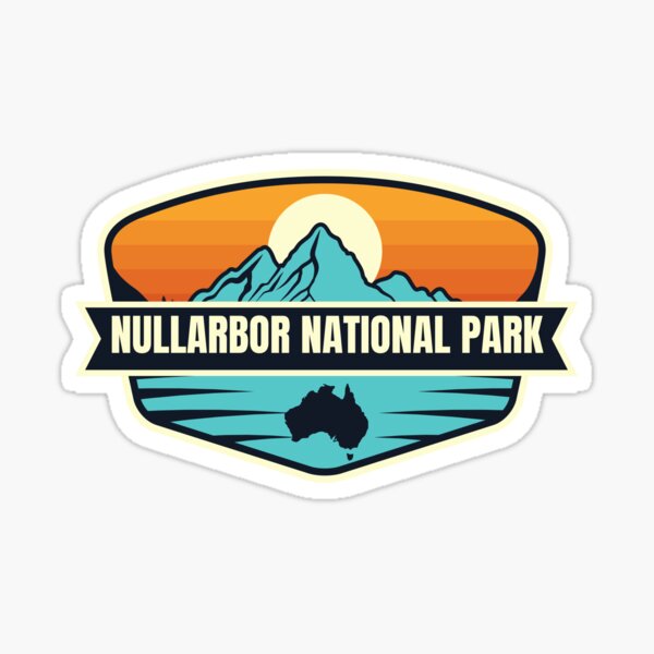 "Nullarbor National Park" Sticker for Sale by retrotravelart | Redbubble