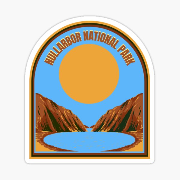 "Nullarbor National Park" Sticker for Sale by retrotravelart | Redbubble