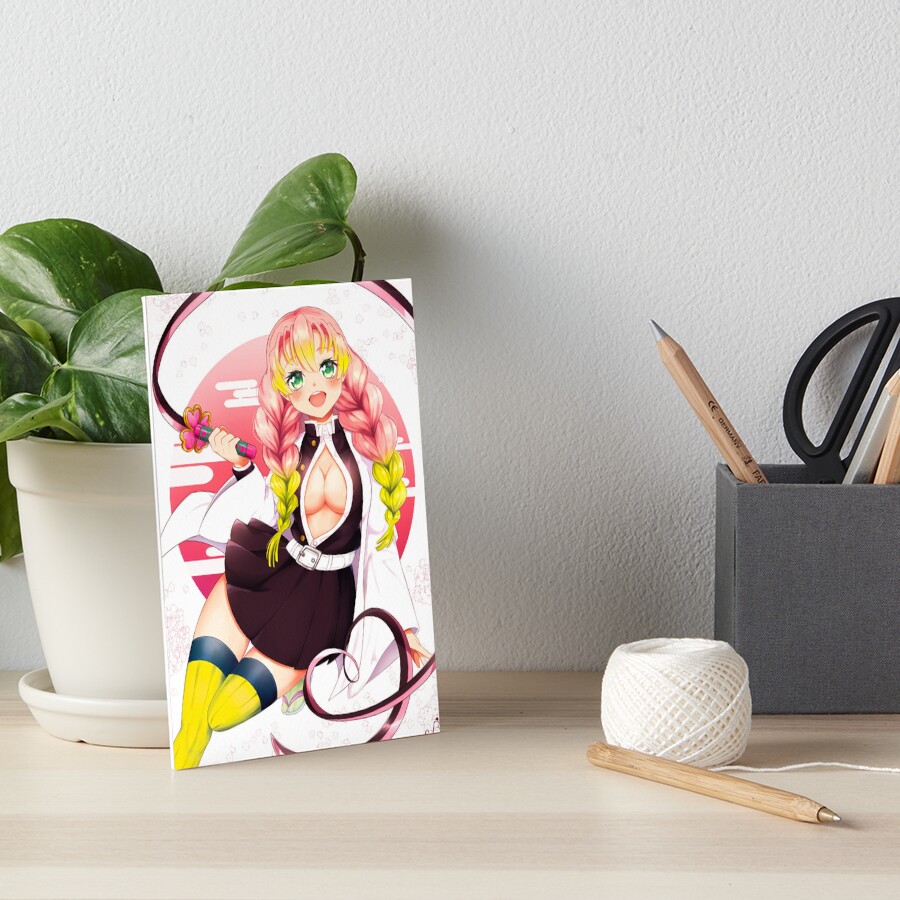 "Mitsuri Kanroji - Demon slayer" Art Board Print for Sale by ...