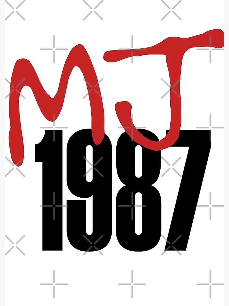 "BAD - MJ 1987 (Michael Jackson)" Poster for Sale by s-w-g | Redbubble