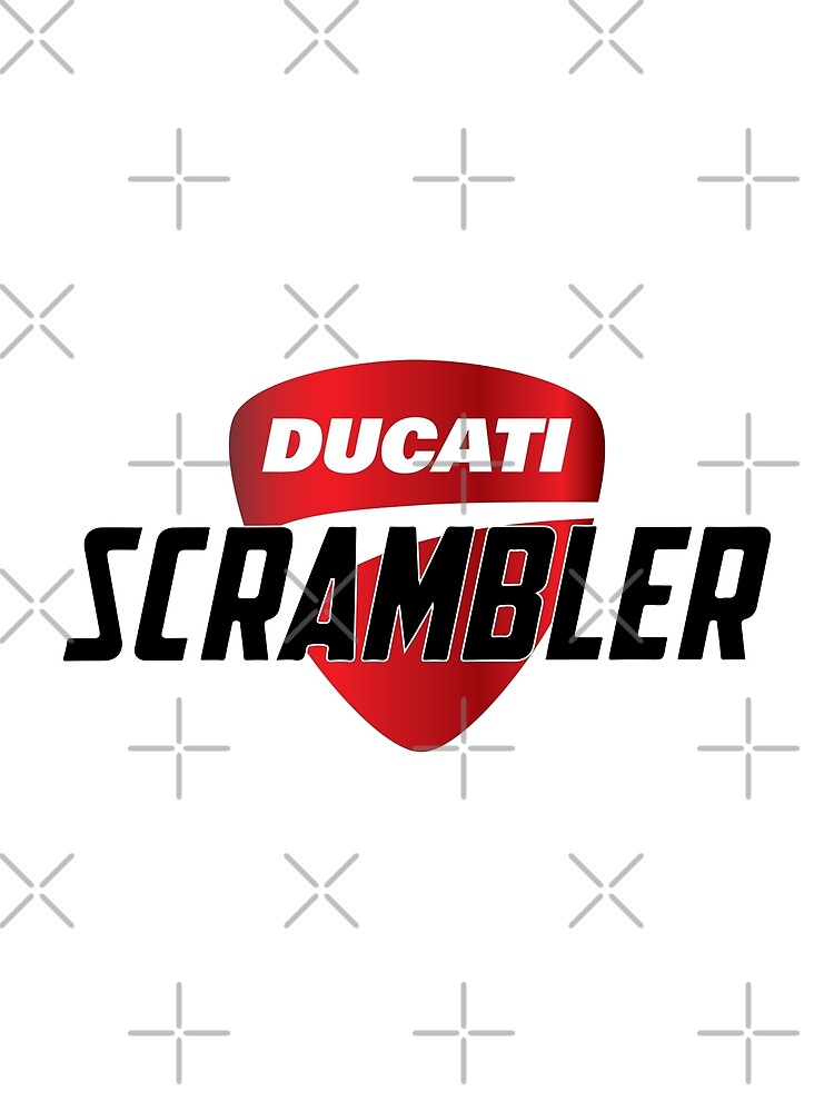 "Ducati Scrambler Sport Logo" Poster for Sale by MOON--STONE | Redbubble