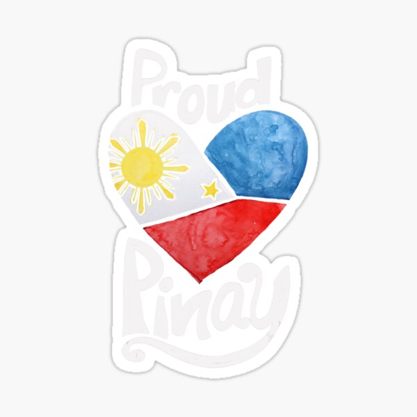 "Sining Ng Filipino Filipino Pride Art Philippines Pinay" Sticker for ...