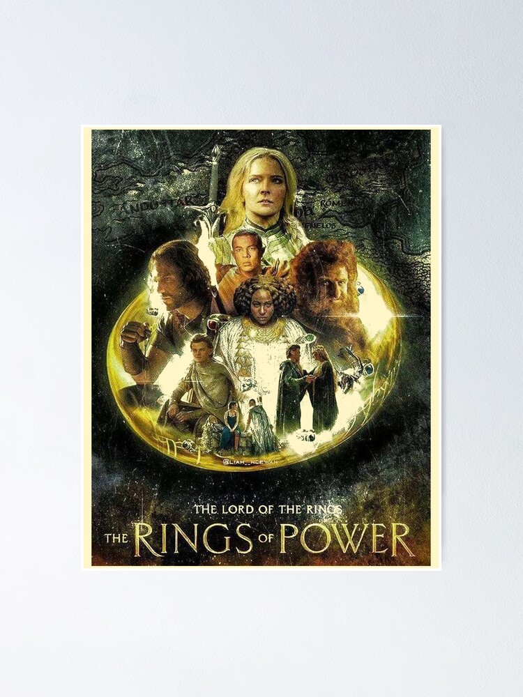 "The Rings Of Power Epic" Poster for Sale by bonjonodon | Redbubble