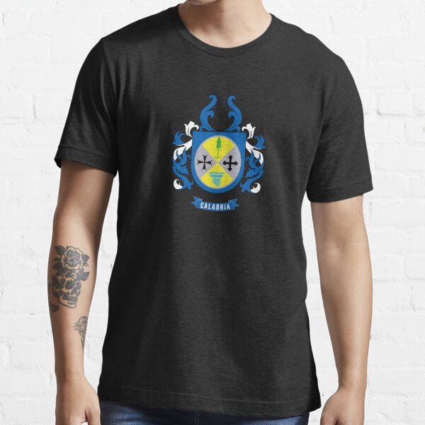 "Calabrian Flag Coat Of Arms - Cool Italian Calabria Region" T-shirt ...